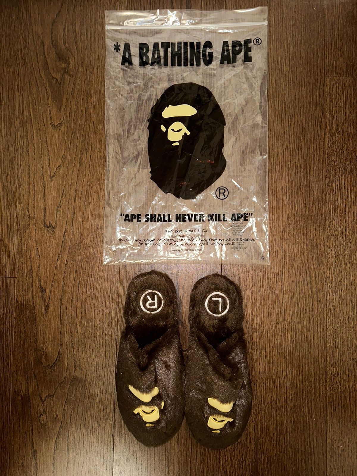 Bape Ape Head Slippers | Grailed
