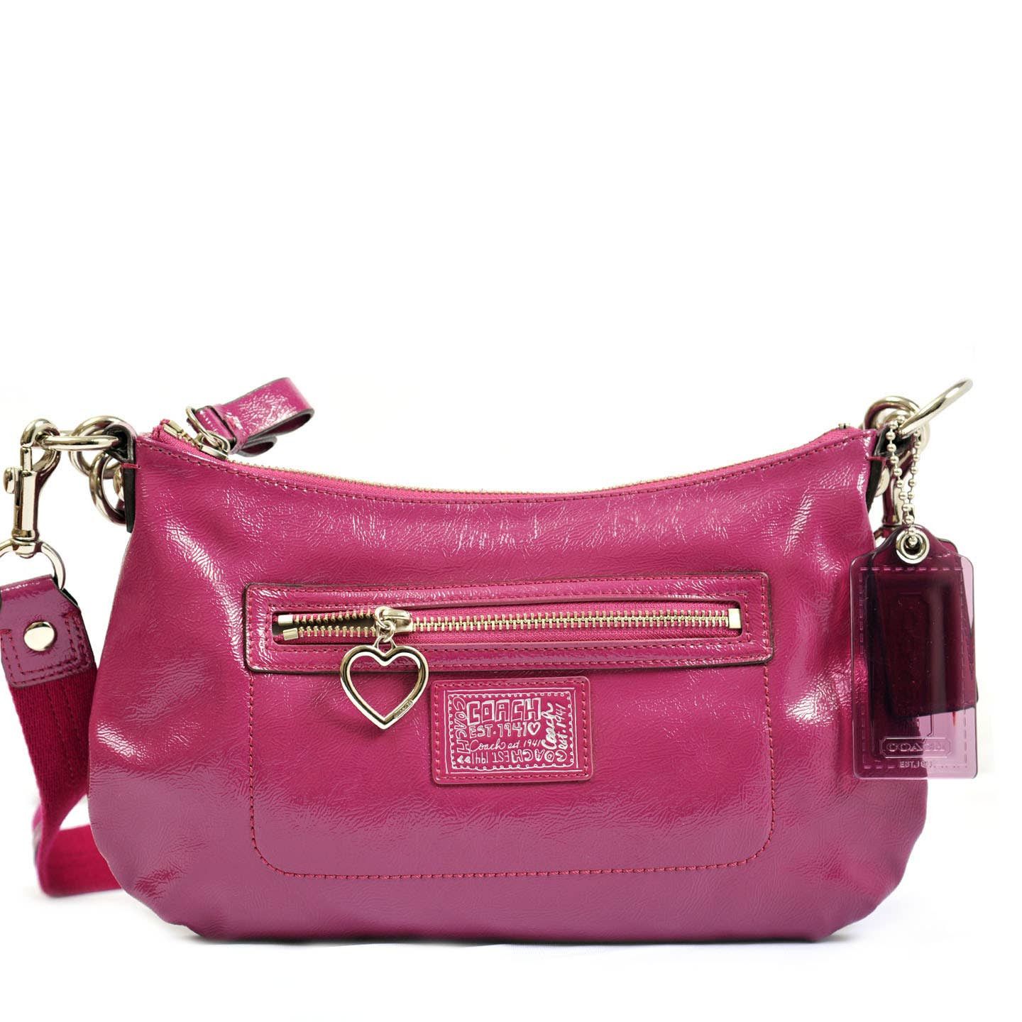 Coach Coach Poppy Daisy Berry Patent Leather Crossbody Bag | Grailed