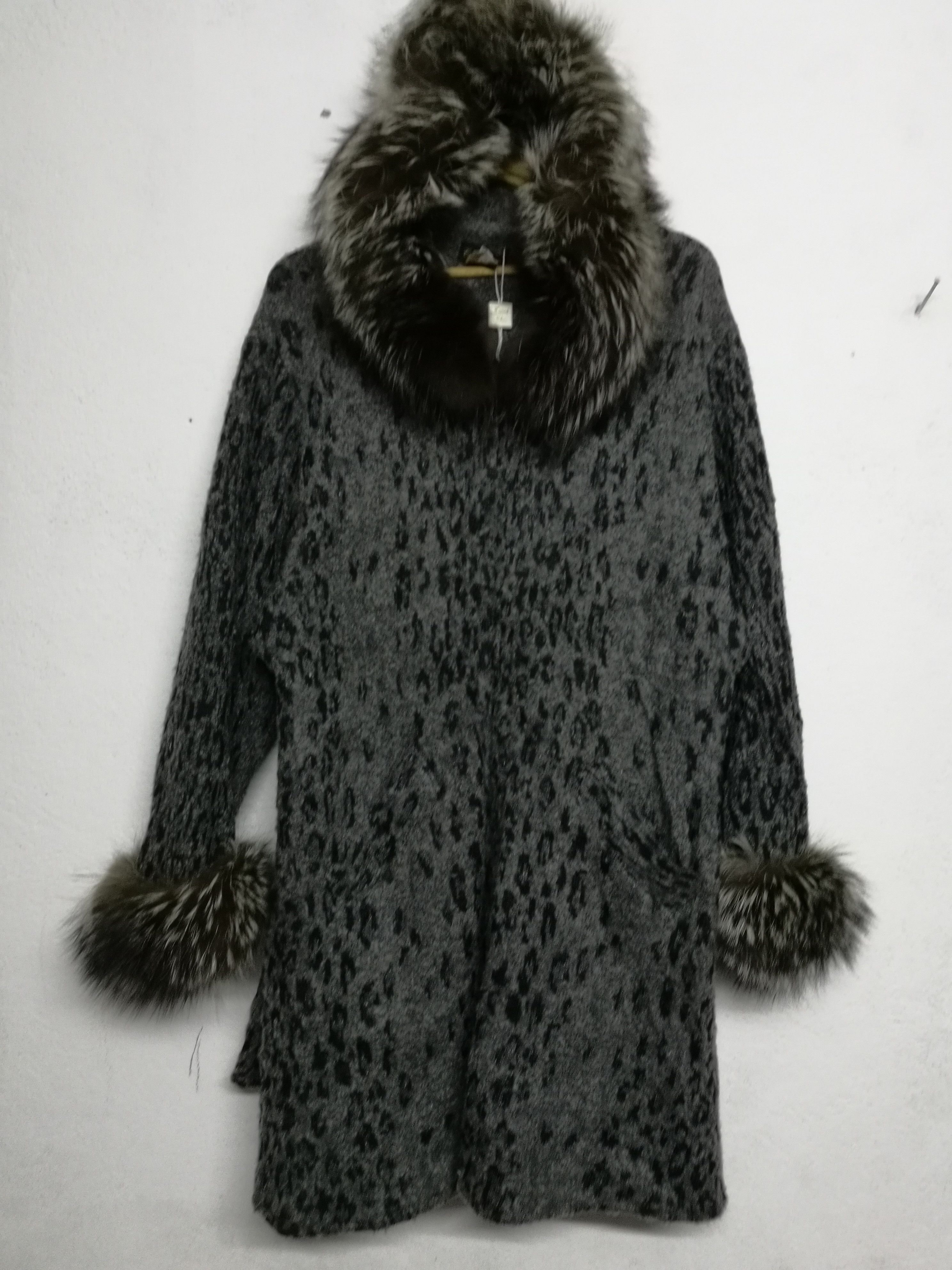 Italian Designers × Luxury Made in Italy Tricot Chic Fur Wool Coats ...