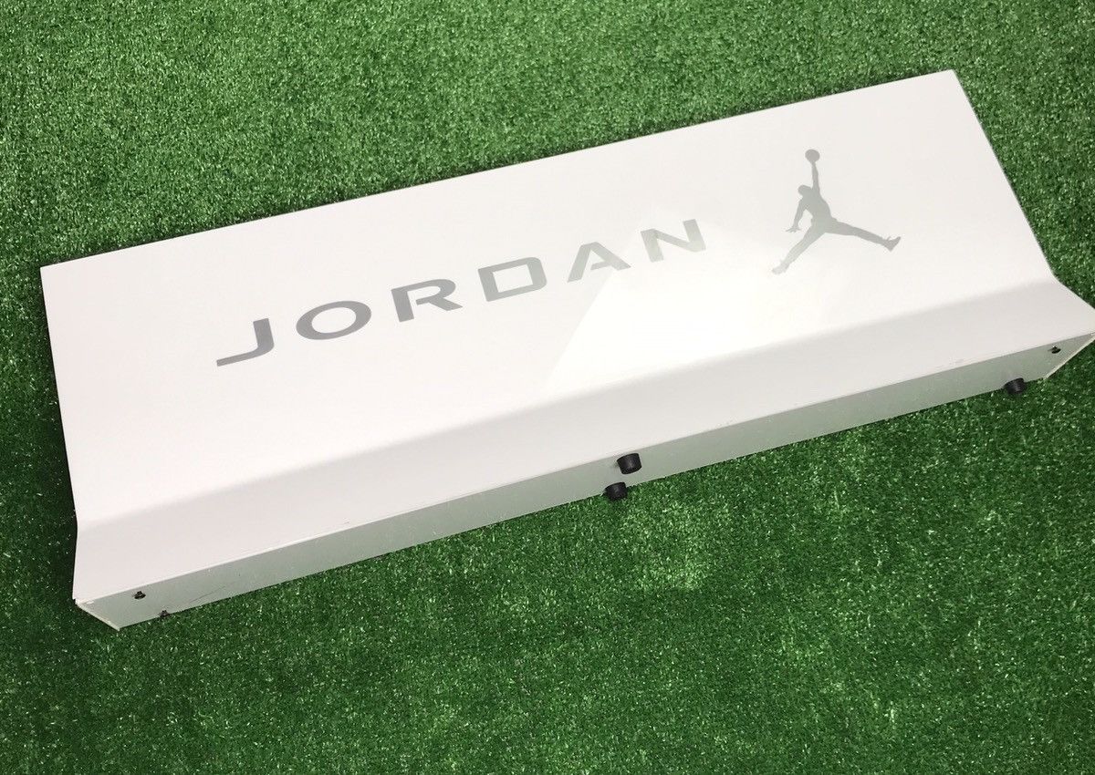 Nike Vintage Nike Air Jordan Rare Store Display Sign White Silver | Grailed