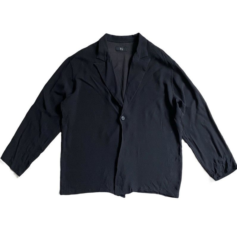 Yohji Yamamoto Y’s Black Sheer Mesh Blazer | Grailed