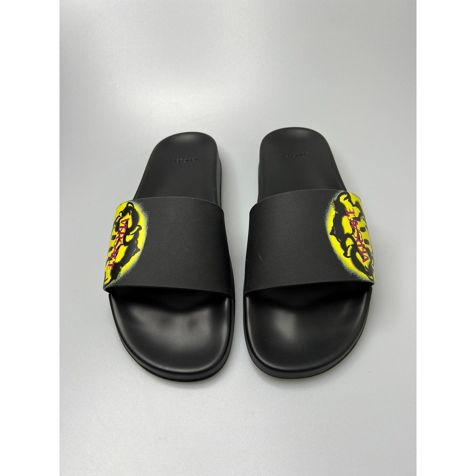 Versace Versace Black Medusa Smiley Slides Men’s EU 45/US 12 | Grailed