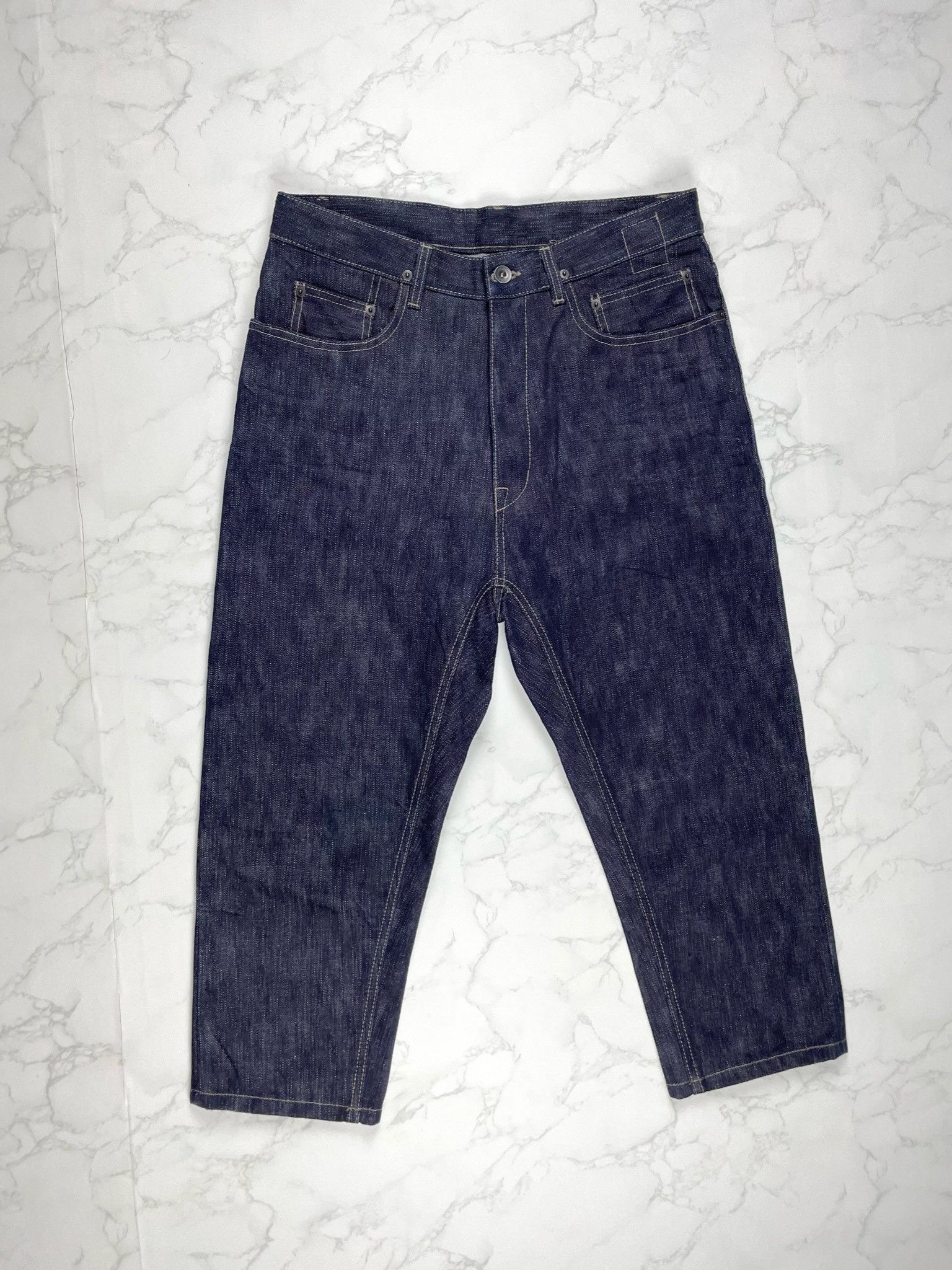 Rick Owens × Rick Owens Drkshdw 🔥65% OFF🔥 Rick Owens Unwashed Blue ...