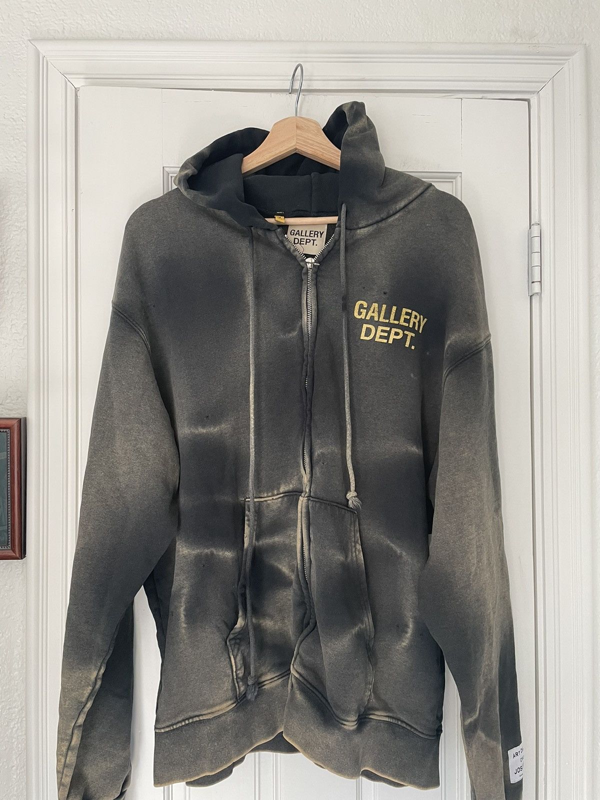 Gallery Dept. Gallery Dept Sunfaded zip up hoodie | Grailed