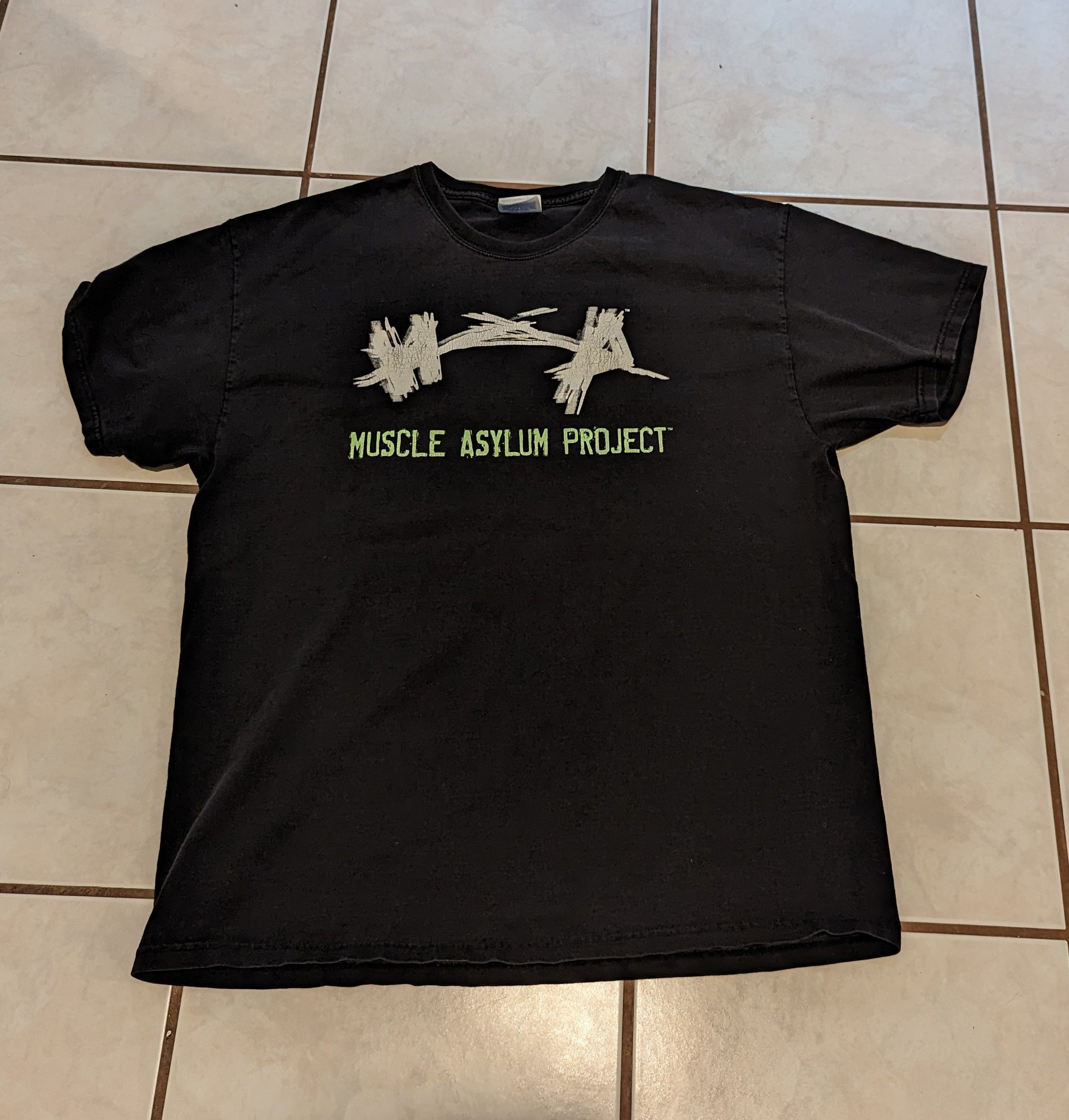 Vintage Rare Vintage Muscle Asylum Project Double Sided Tee Grailed
