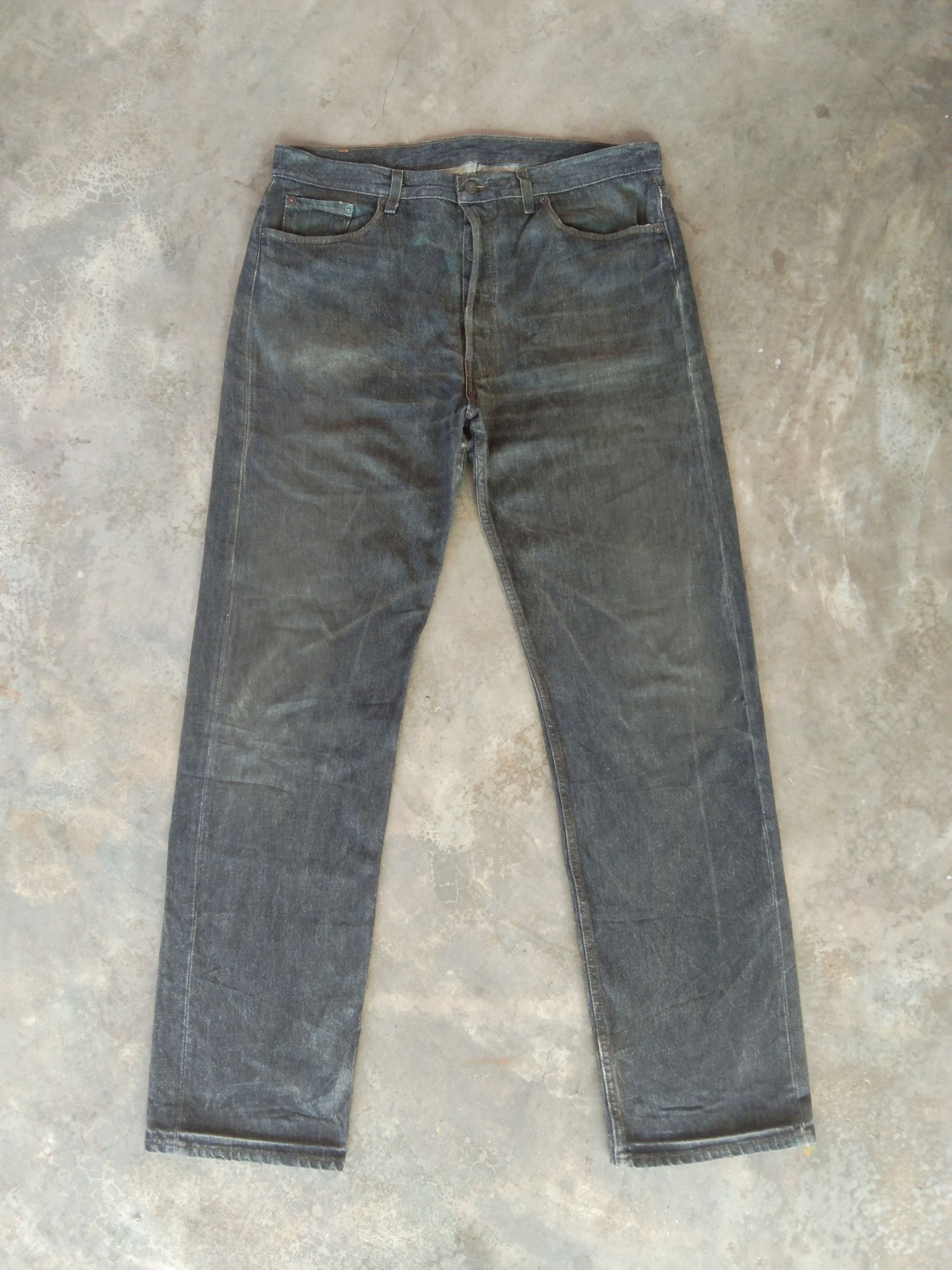 Levi's × Vintage 90s Vintage Levis 501 Made In USA Distressed Jeans 38x34 | Grailed