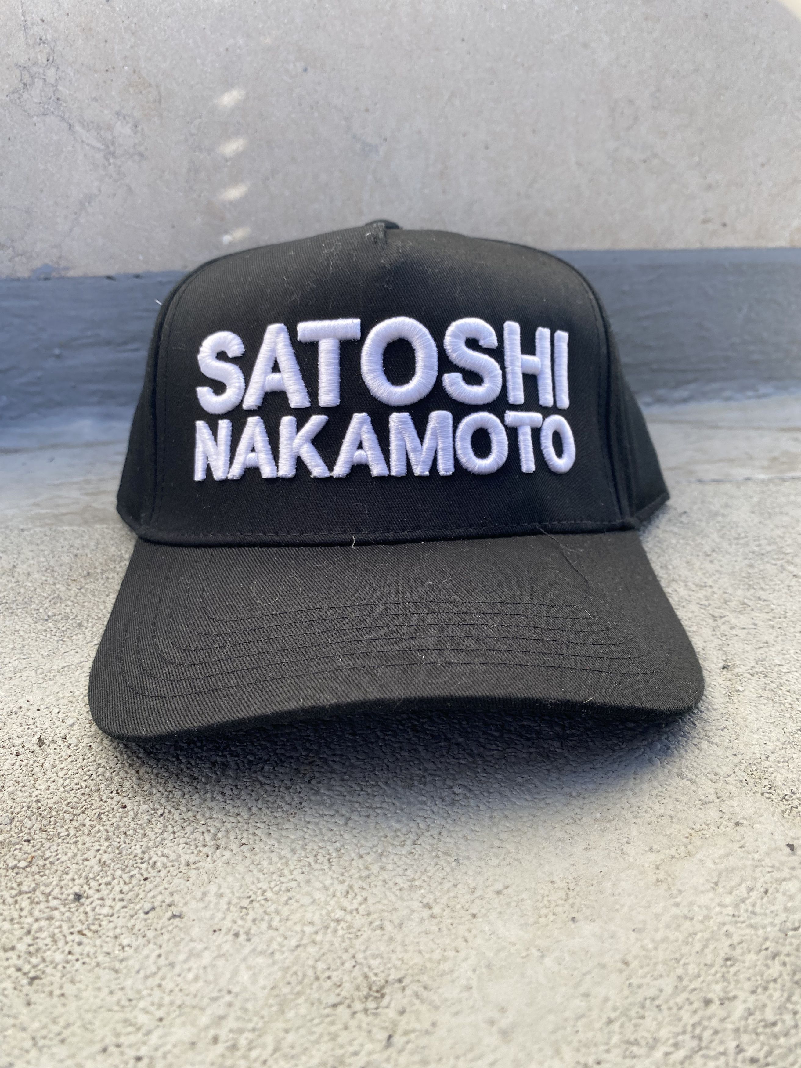 Custom Satoshi Nakamoto Black 5 Panel Hat | Grailed