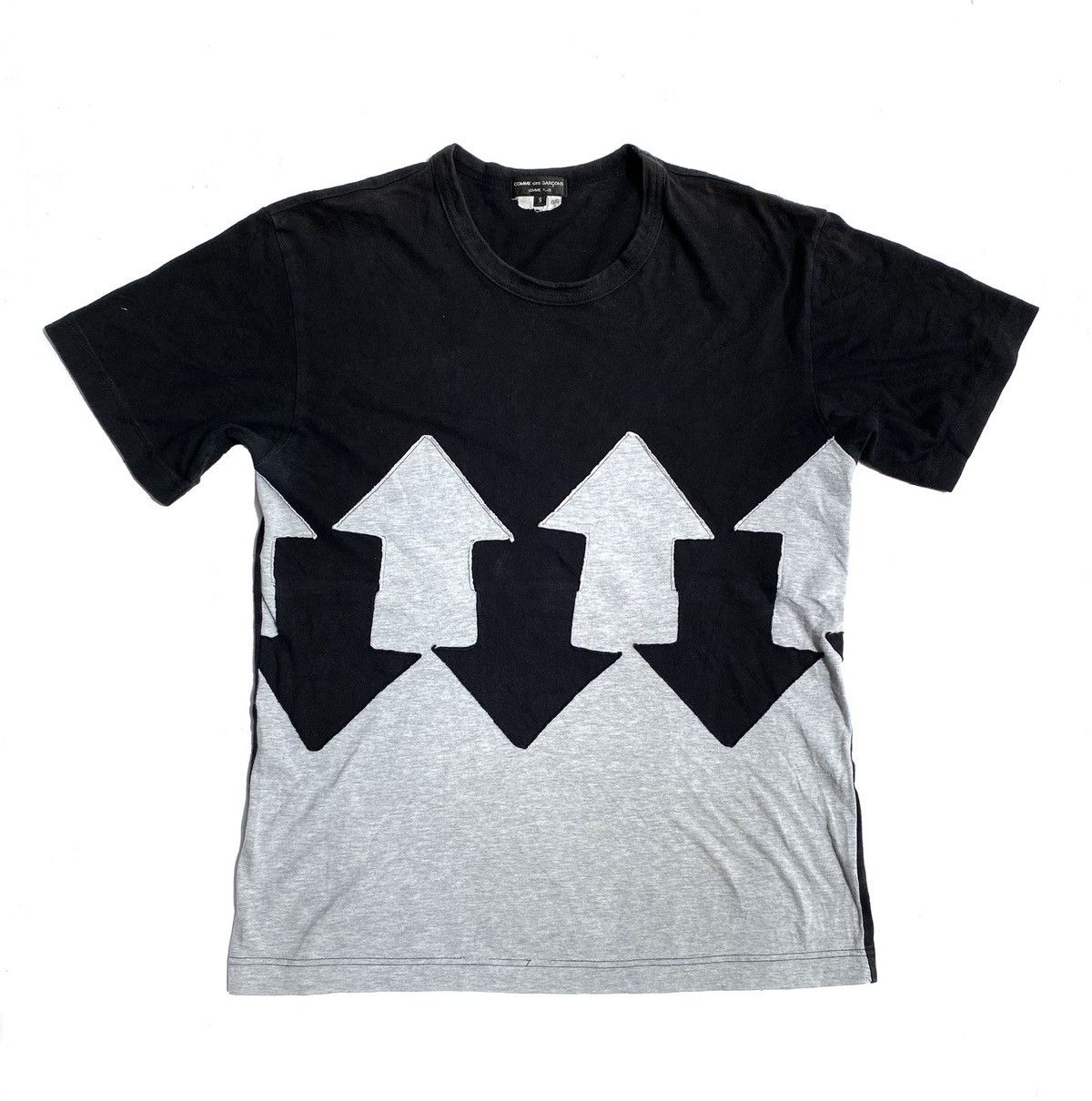 Comme Des Garcons Homme Plus Arrows Patchwork T shirt | Grailed