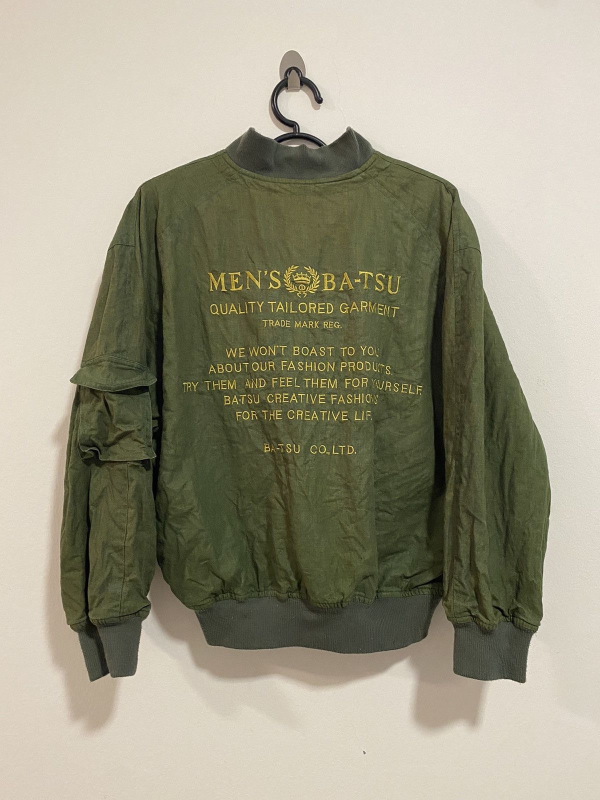 Archival Clothing × Japanese Brand × Vintage Vintage Man Ba-Tsu Bomber ...