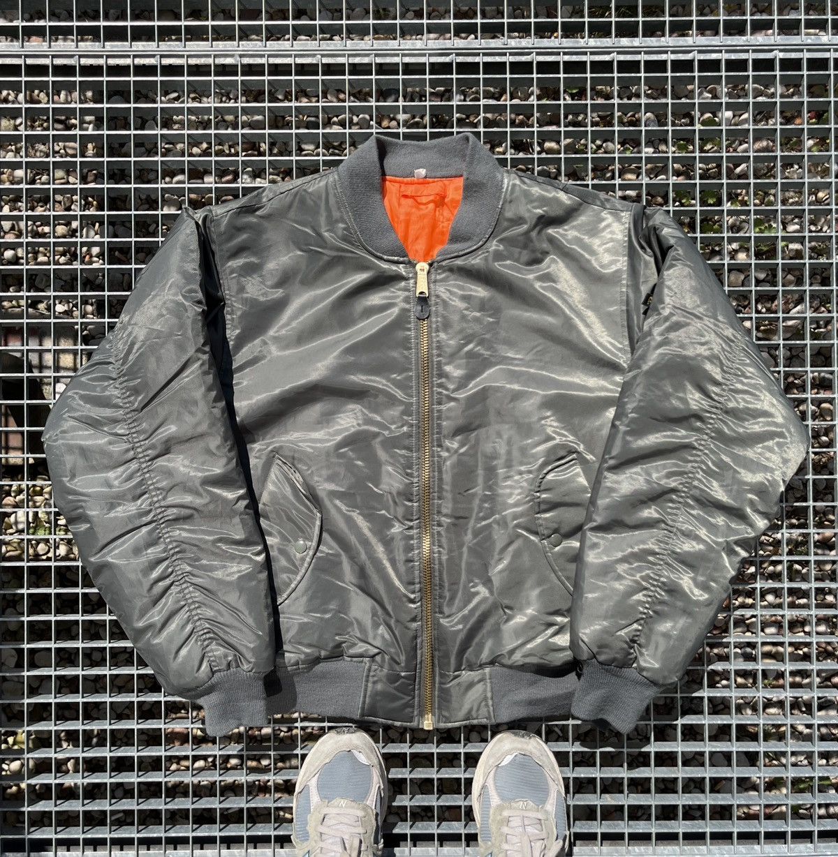 Vintage Vintage MA-1 Intermediate Flight Khaki Army Bomber Jacket | Grailed