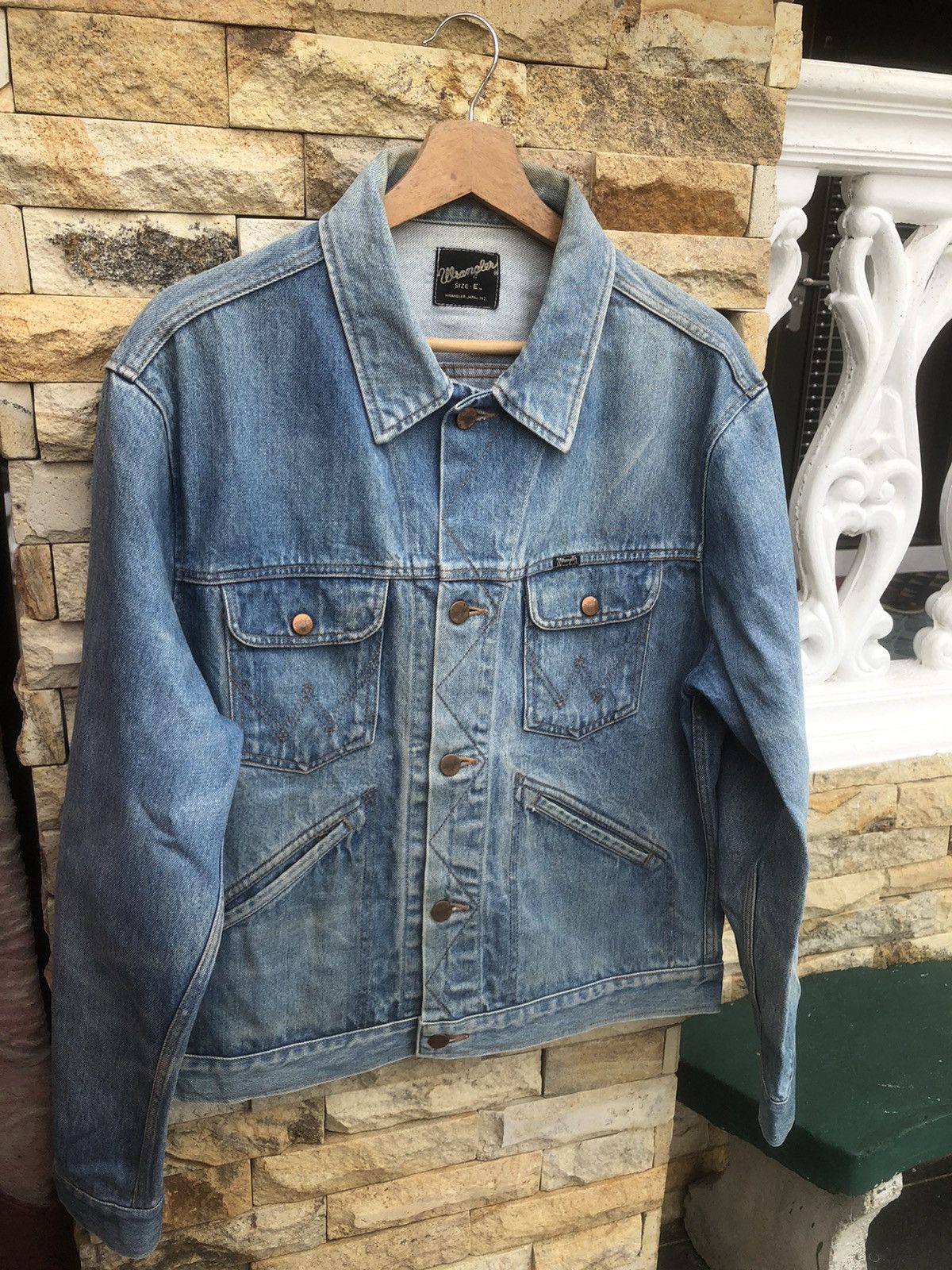 Vintage Last Drop🔥Rare🔥Vintage 70s‼️Distressed Wrangler Denim Jacket ...