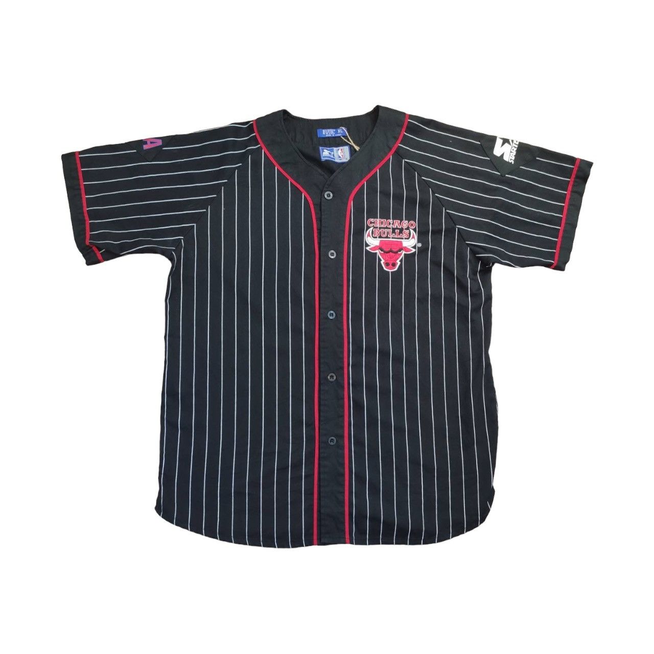 Vintage Vintage 90’s Starter Chicago Bulls Baseball Jersey. | Grailed