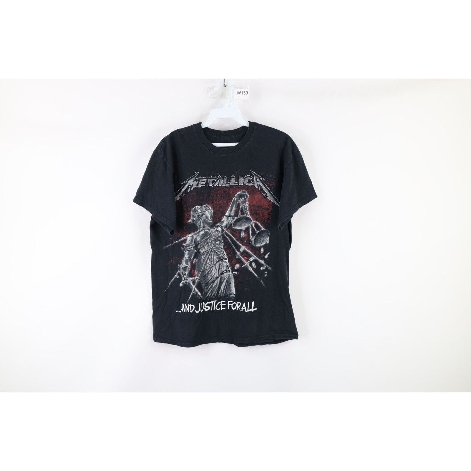 Vintage Metallica Faded And Justice For All Band T-Shirt | Grailed