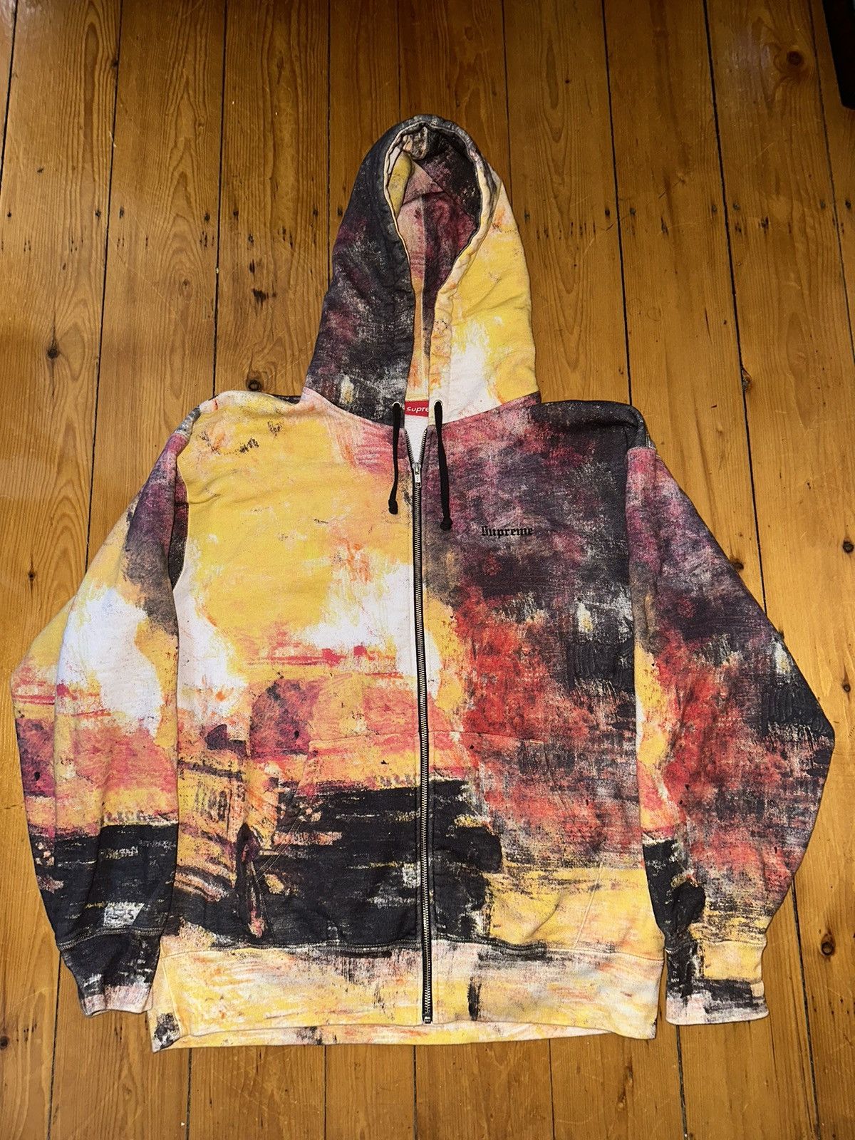 Supreme Rare Supreme Painting Hoodie | Grailed