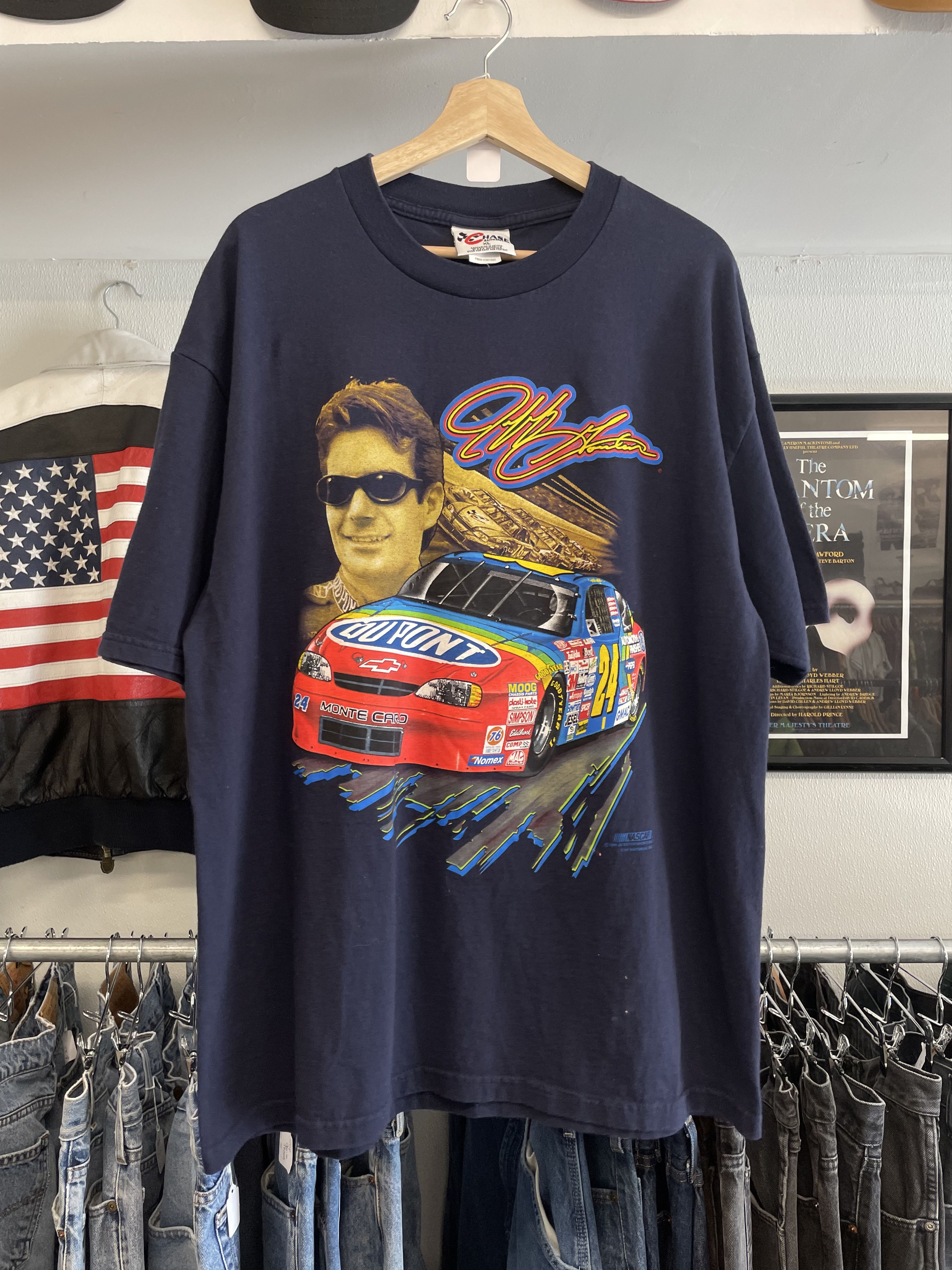 Vintage Vintage 1999 Nascar Chase Authentic's Jeff Gordon Racing tee ...