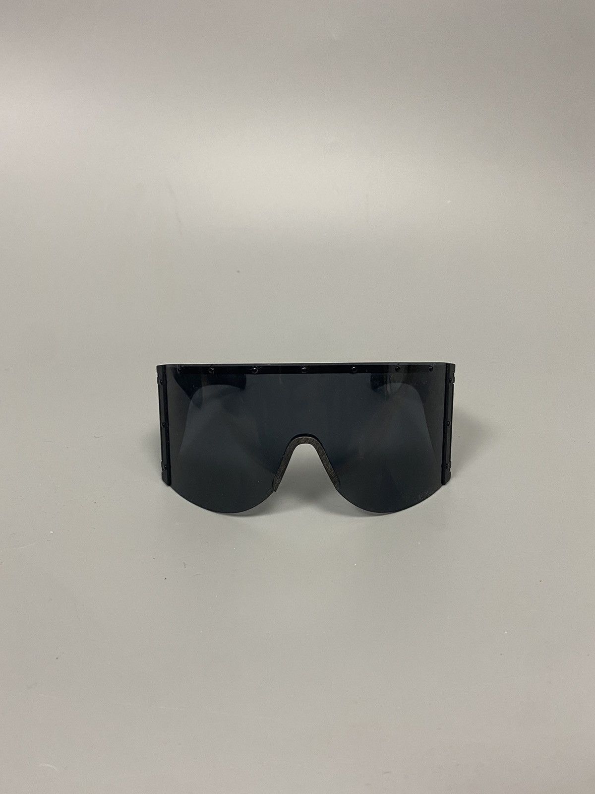 Rick Owens FW13 ‘PLINTH’ OG Ram Horn Shield Sunglasses | Grailed
