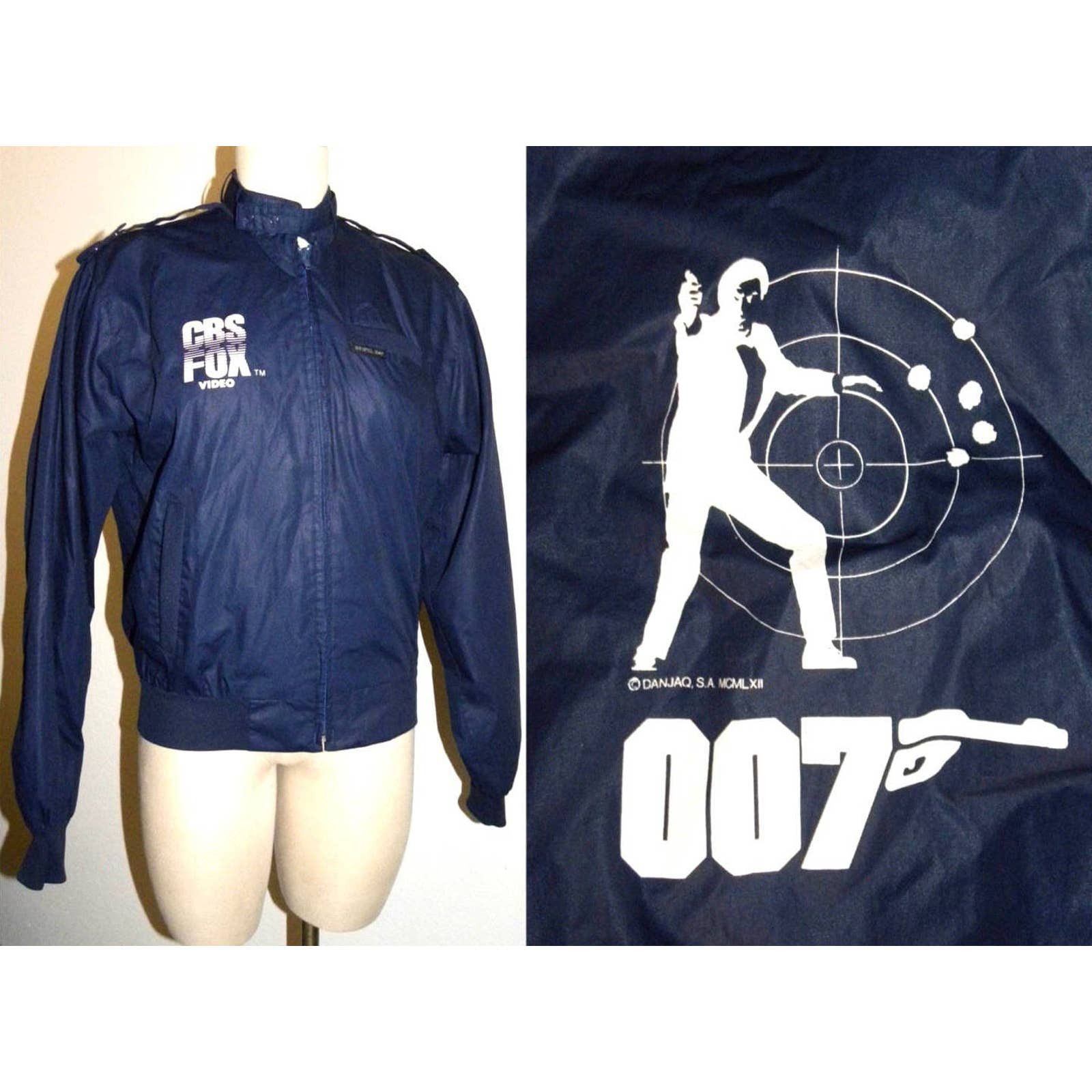 Vintage Vintage James Bond Graphic Promotional JACKET Rare 007 Item ...