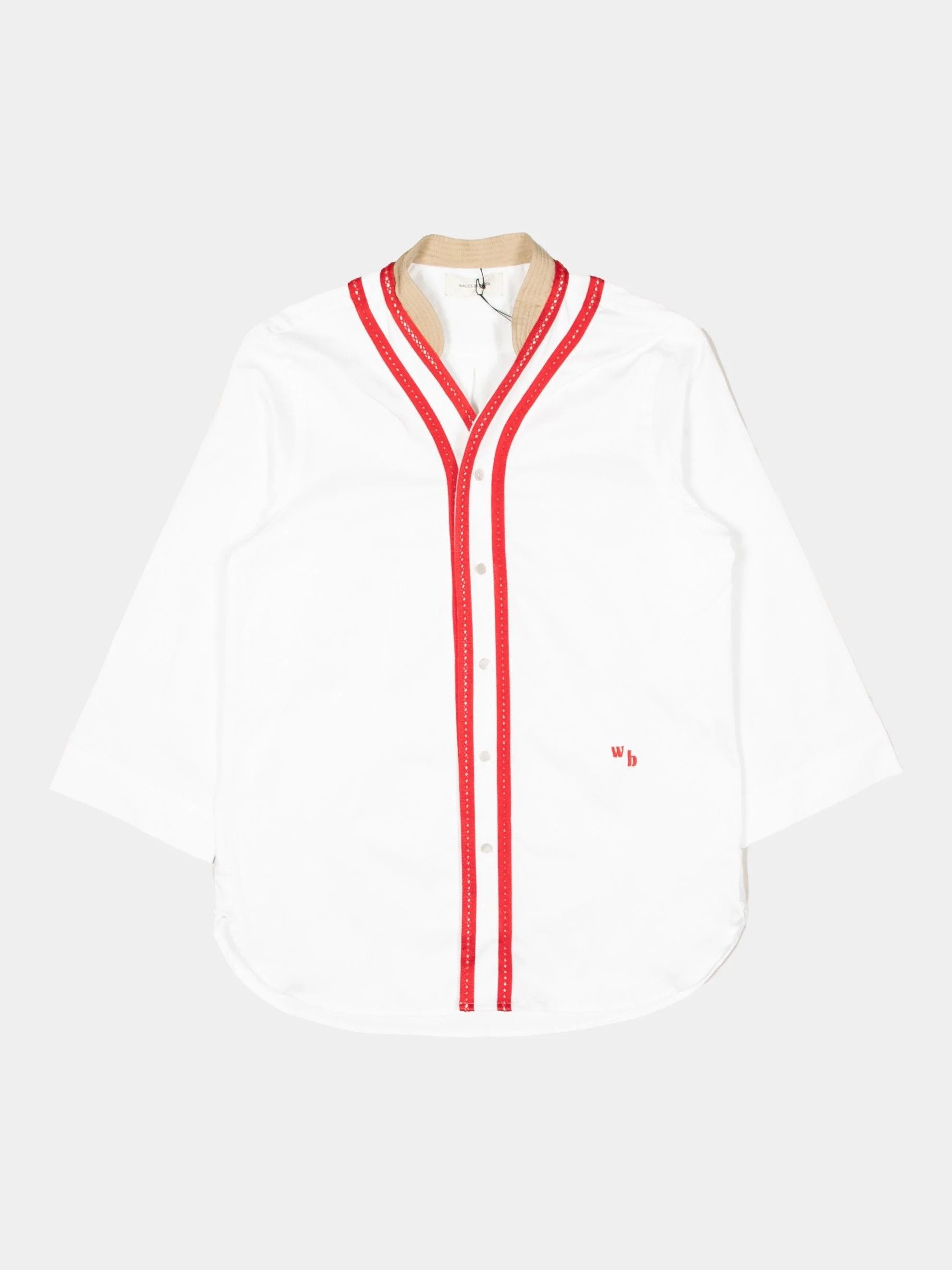 Wales Bonner Wales Bonner Saint Baseball Shirt | Grailed