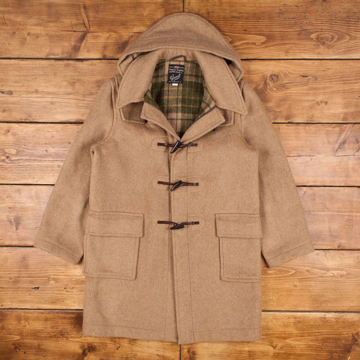 Gloverall Vintage Gloverall Wool Jacket M 70s Duffle Coat Beige Button ...