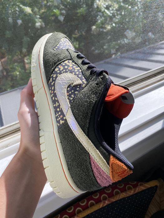 Nike Size 9 Nike Dunk Low Gone Fishing Rainbow Trout FN7523-300 | Grailed