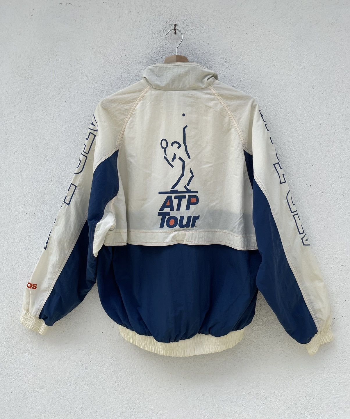 Adidas × Vintage Vintage Adidas ATP Tour Big Logo Windbreakers | Grailed