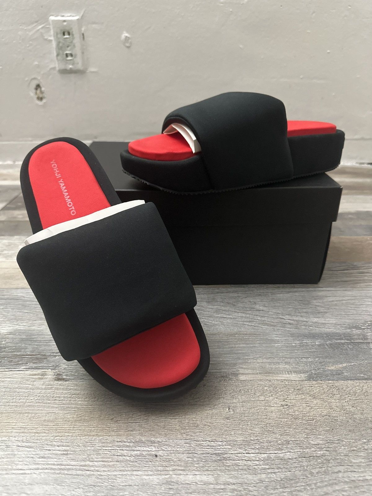 Adidas × Y-3 × Yohji Yamamoto Y-3 Adidas Samurai Slides | Grailed