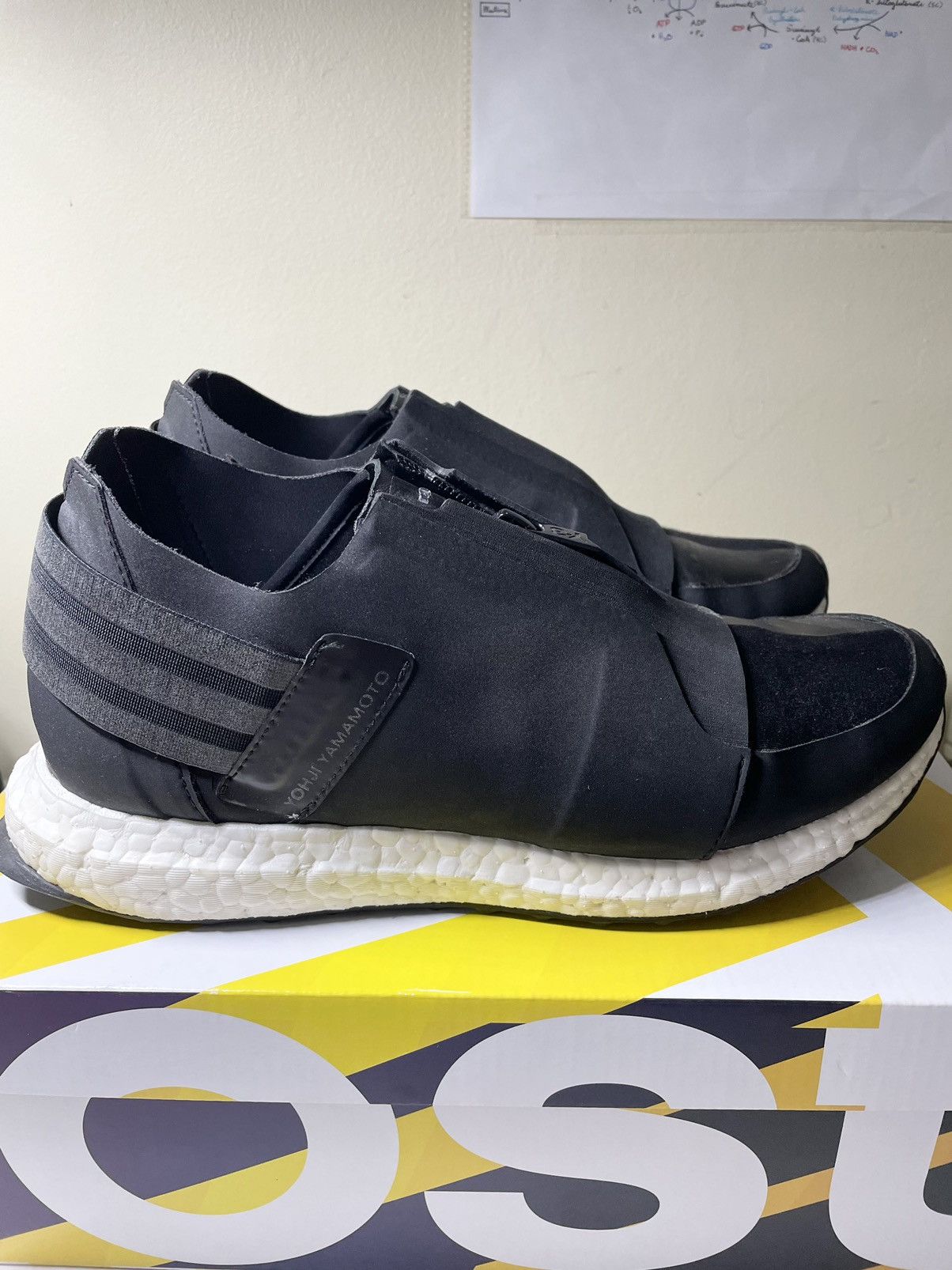 Adidas Y-3 X Zip Low Core Black Boost Shoe | Grailed