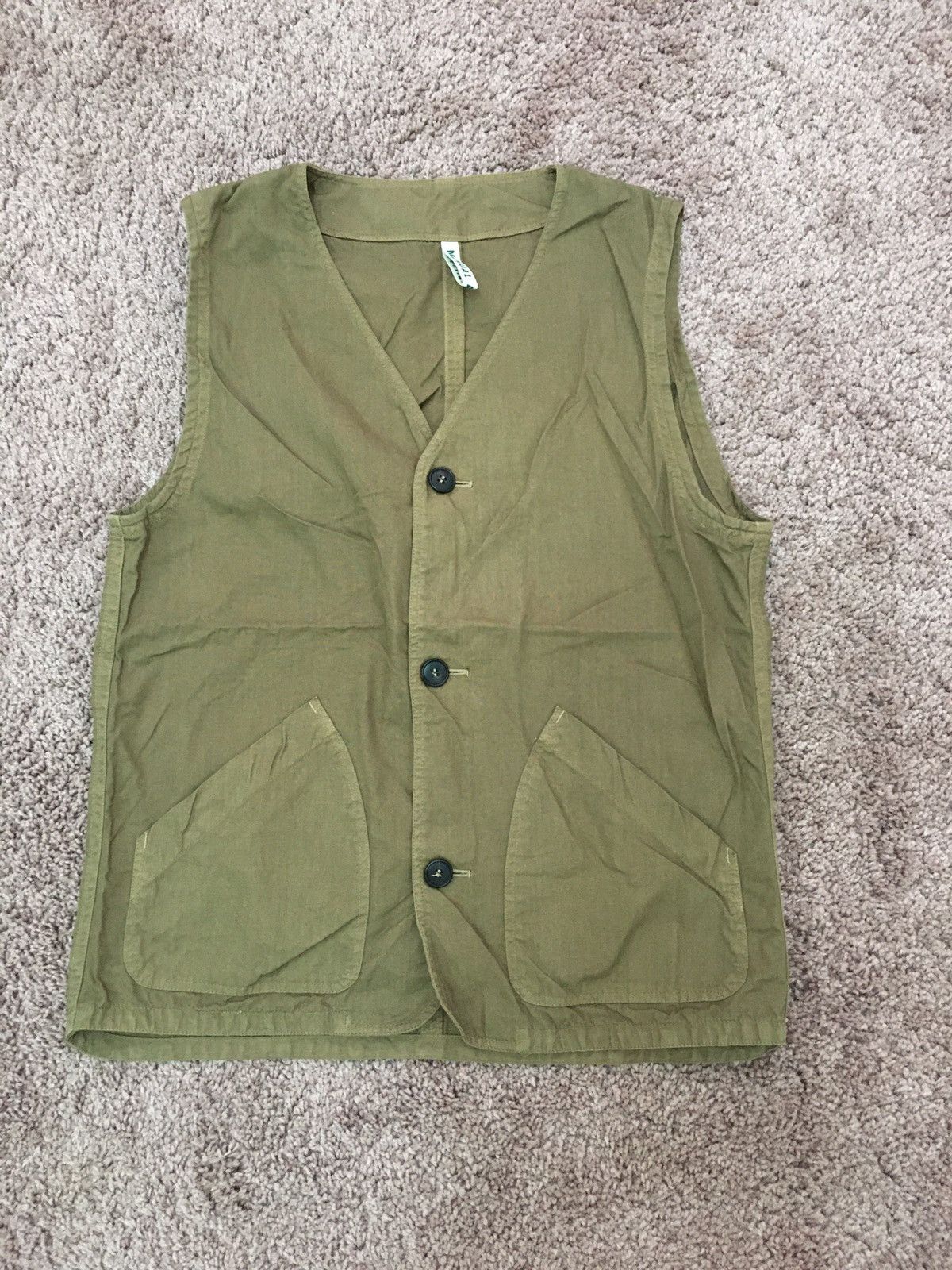 Japanese Brand manual alphabet vest | Grailed