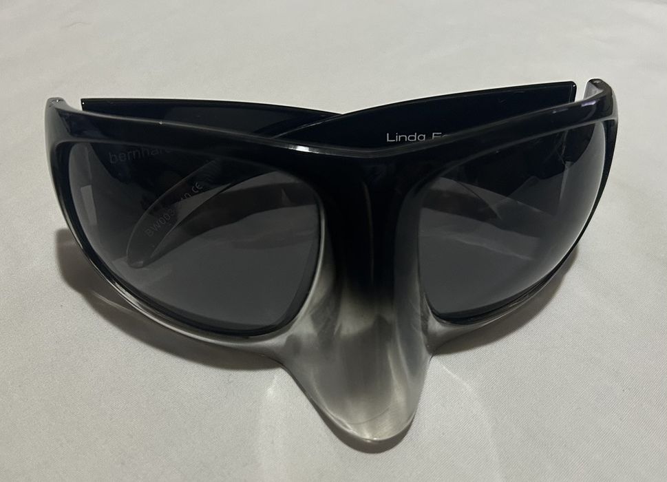 Bernhard Willhelm Bernard Willhelm & Linda Farrow Mask Glasses | Grailed