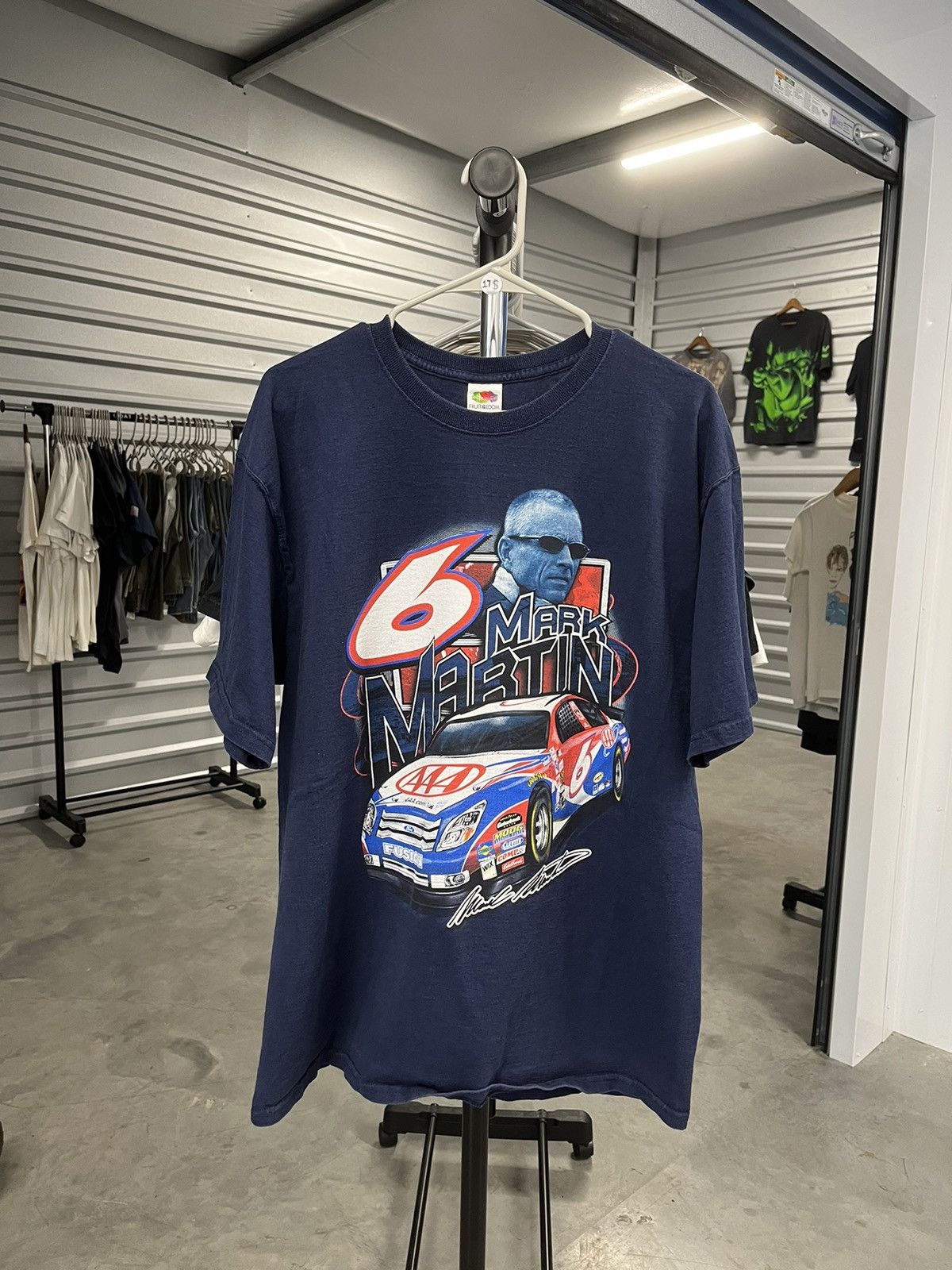 Vintage Vintage 90’s NASCAR Mark Martin Graphic racing T-shirt | Grailed