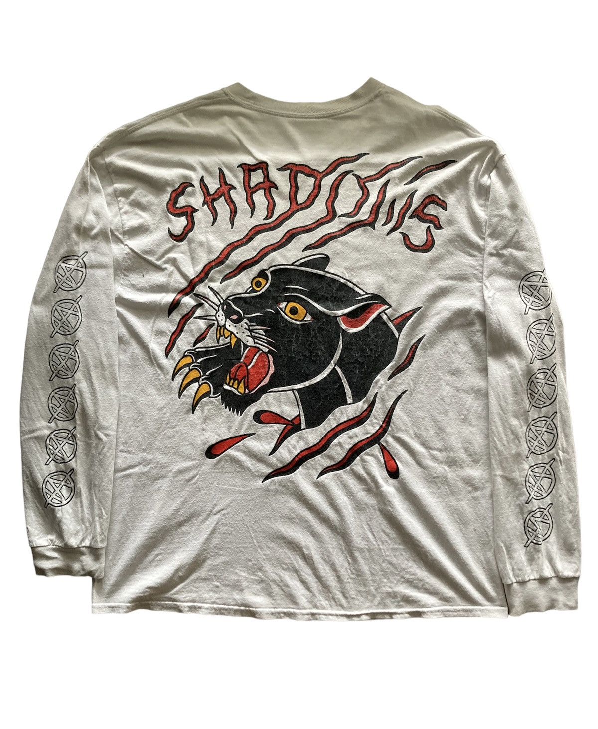 Band Tees × Vintage Shadows band t shirt vintage black panther anarchy ...