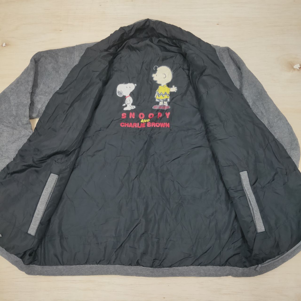 Vintage Vintage Peanuts Snoopy And Charlie Brown Reversible Jacket ...