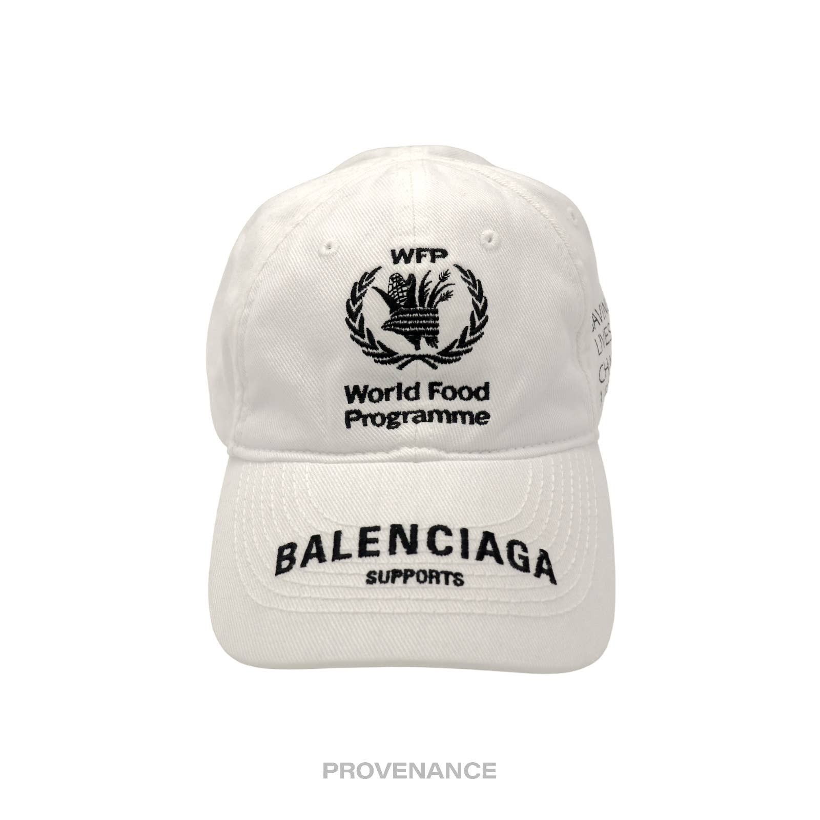 Balenciaga 🔴 Balenciaga WFP Cap - White | Grailed