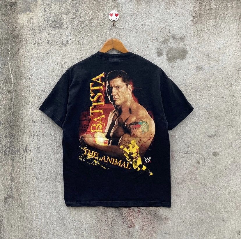 Vintage × WWE × WWF Vintage Batista WWE Wrestling Tshirt | Grailed
