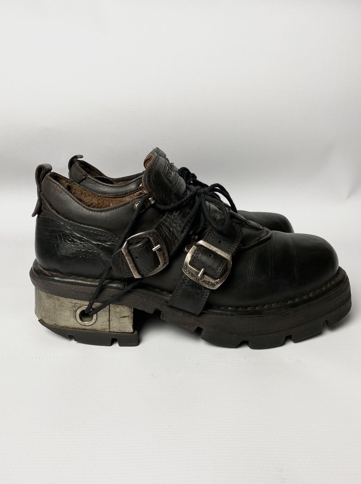 Avant Garde × New Rock × Vintage Vintage New Rock leather boots | Grailed