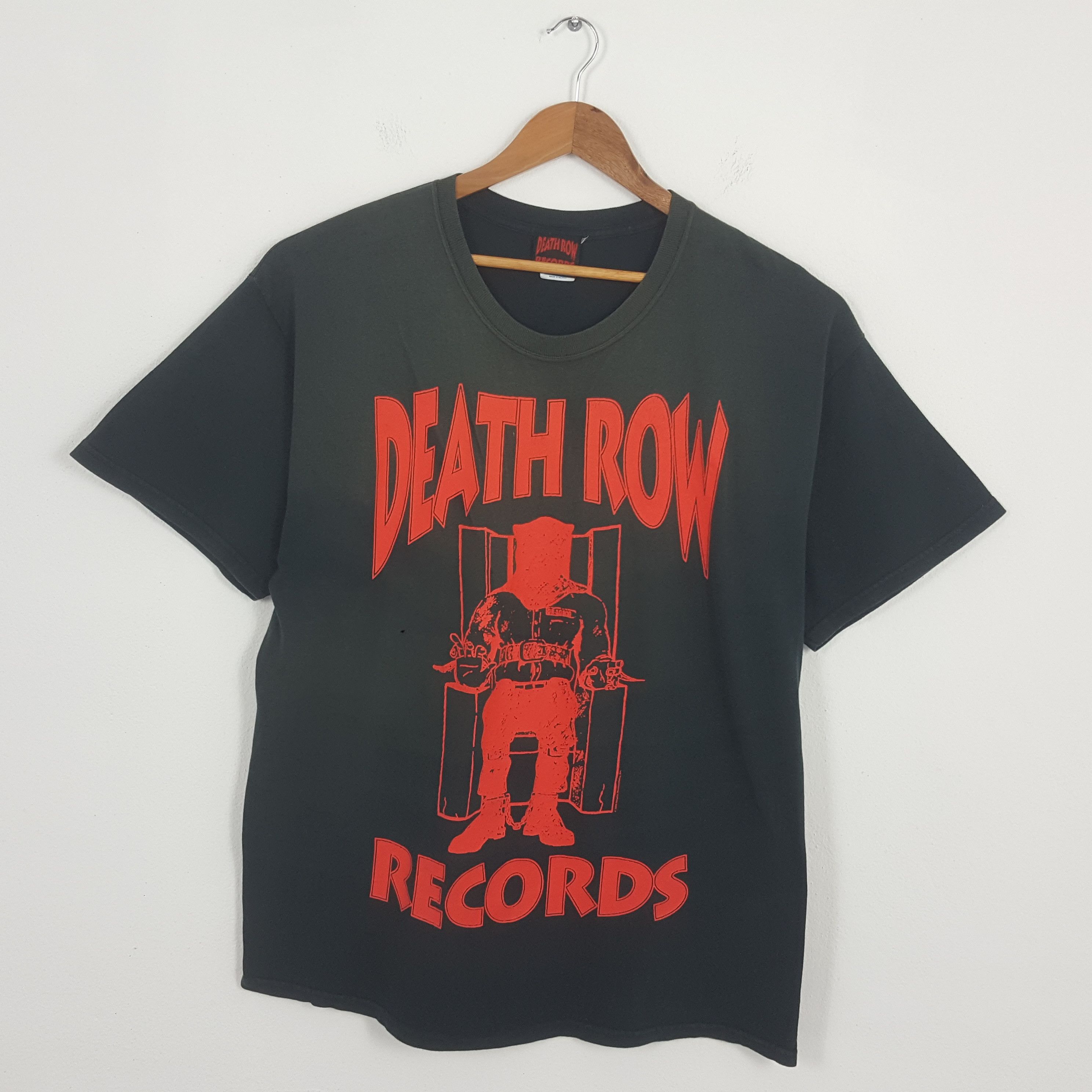 Vintage Vintage DEATH ROW RECORDS Rapper Label Album T-Shirt | Grailed