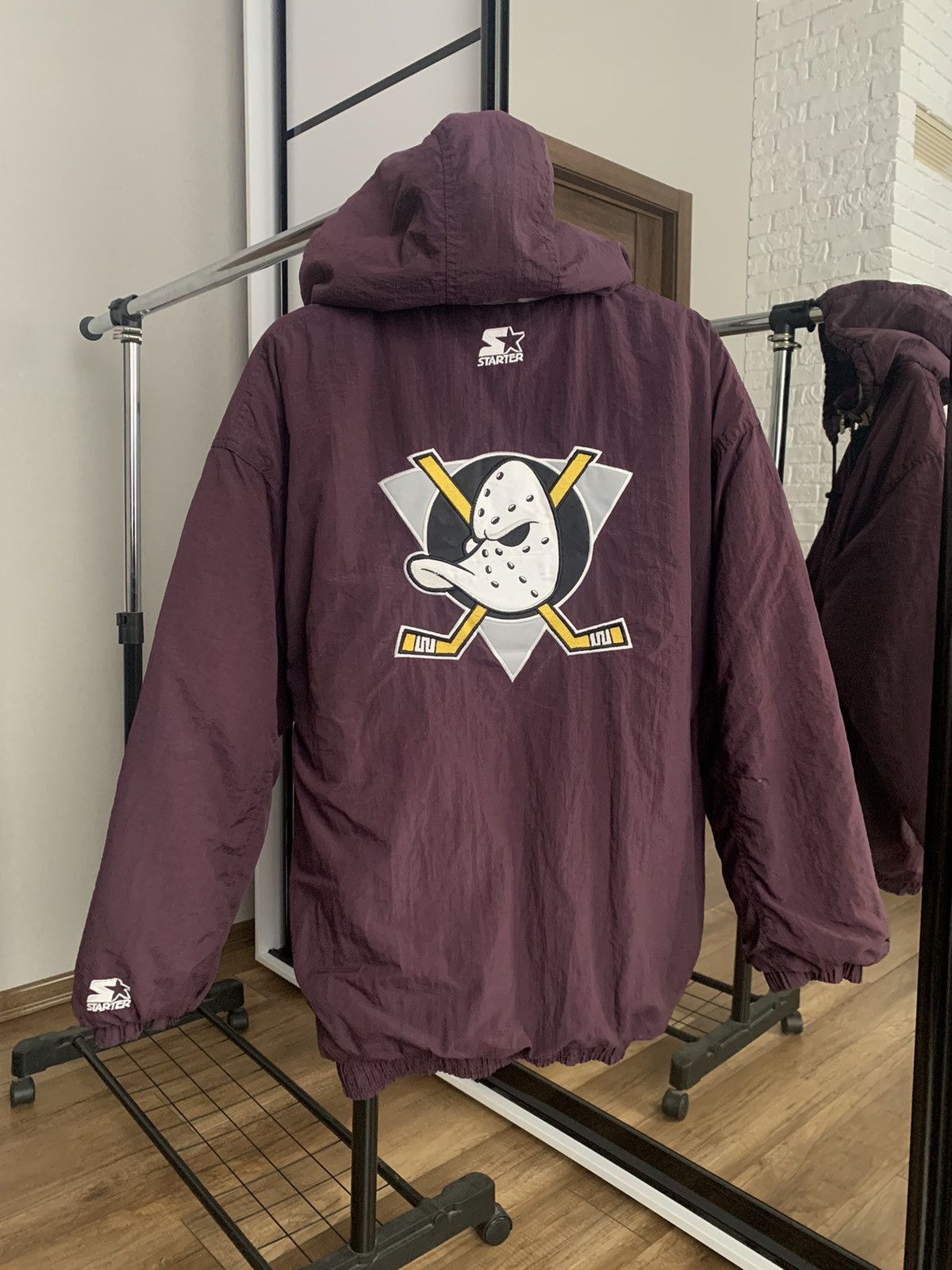 NHL The Mighty Ducks Anaheim NHL Jacket Vintage Big Logo 90s | Grailed