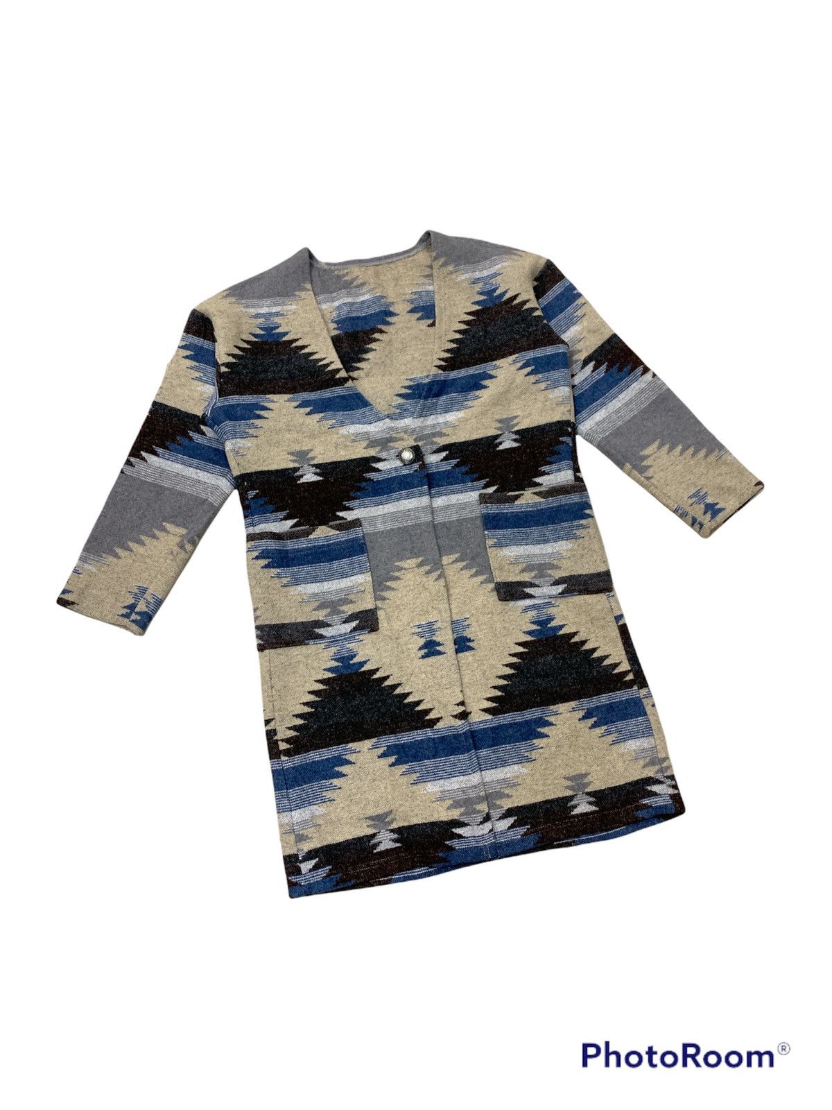 Cashmere & Wool × Navajo NAVAJO CHIMAYO NATIVE TRIBE MOTIVE LIGHT ...