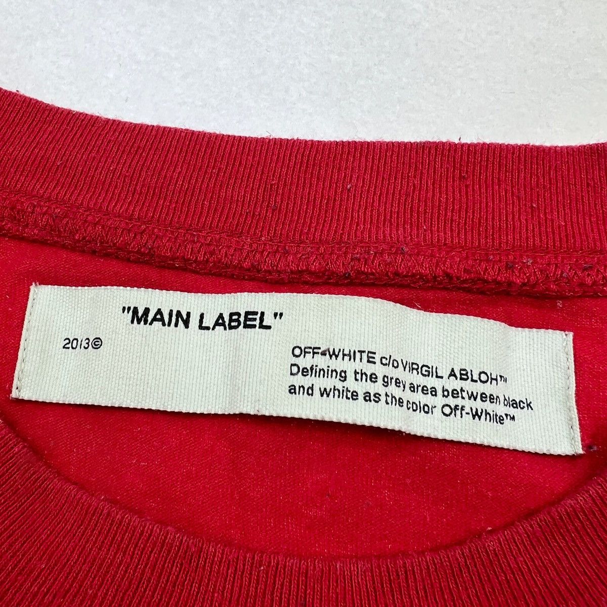 Off-White Off-White Caravaggio Arrows Red T Shirt | Grailed