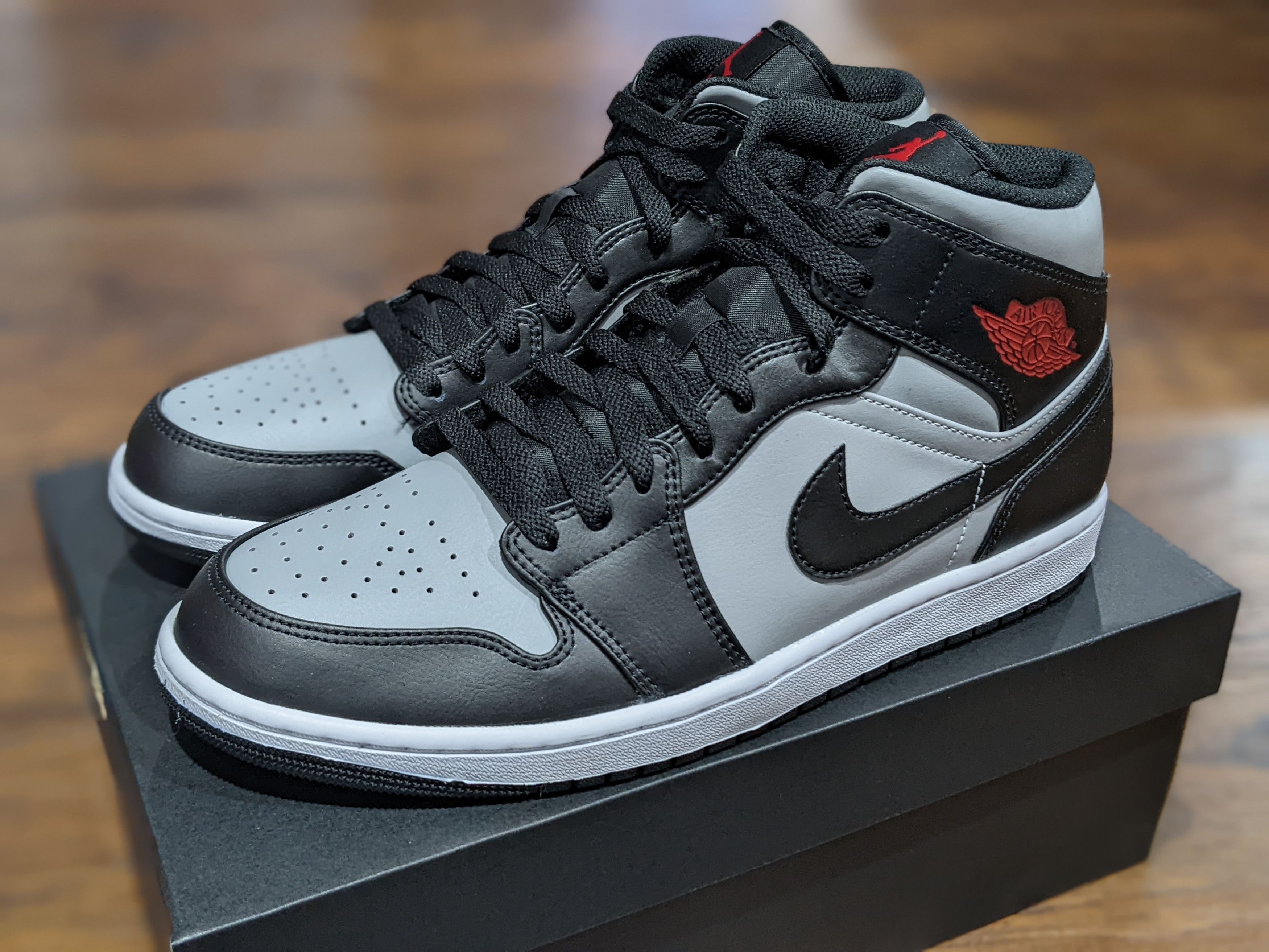 Jordan Brand × Nike Nike Air Jordan 1 Mid Shadow Red | Grailed