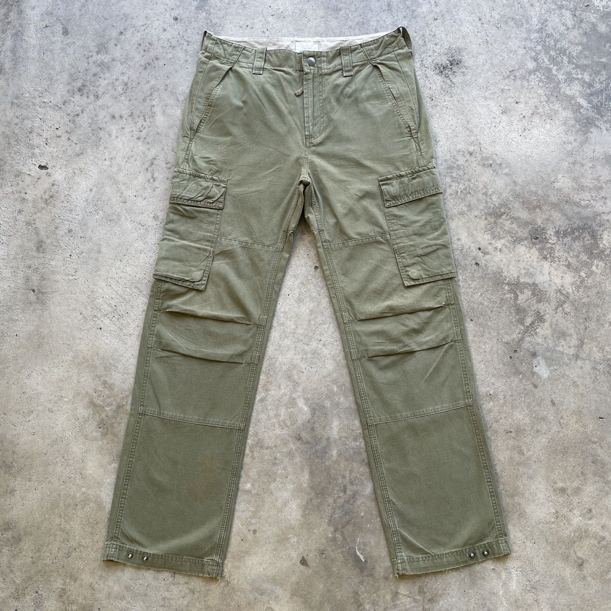 Gap Vintage Gap Faded Double Knee Multipocket Cargo Pants W32 | Grailed
