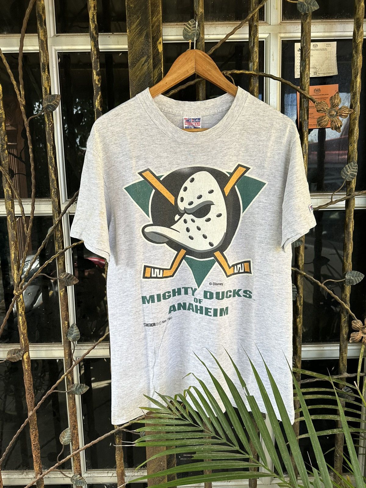 Vintage Vintage 90's Mighty Ducks of Anaheim trench Tees | Grailed