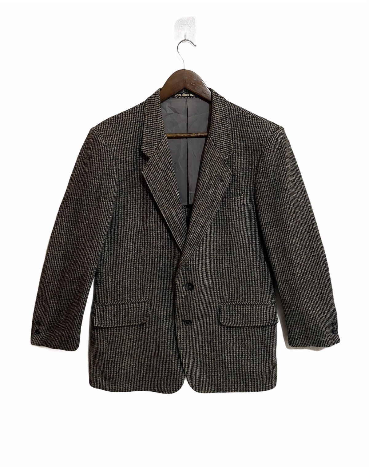 Harris Tweed Harris Tweed X Lon Maxim Shepherd’s Check Wool Blazer ...
