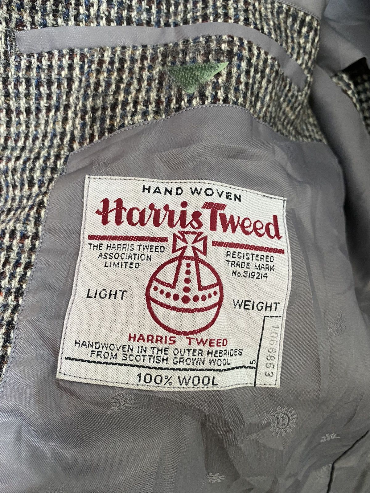 Harris Tweed Harris Tweed X Lon Maxim Shepherd’s Check Wool Blazer ...