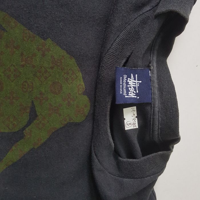 Vintage Vintage 90's Stussy skateboards logo design tshirt made USA | Grailed