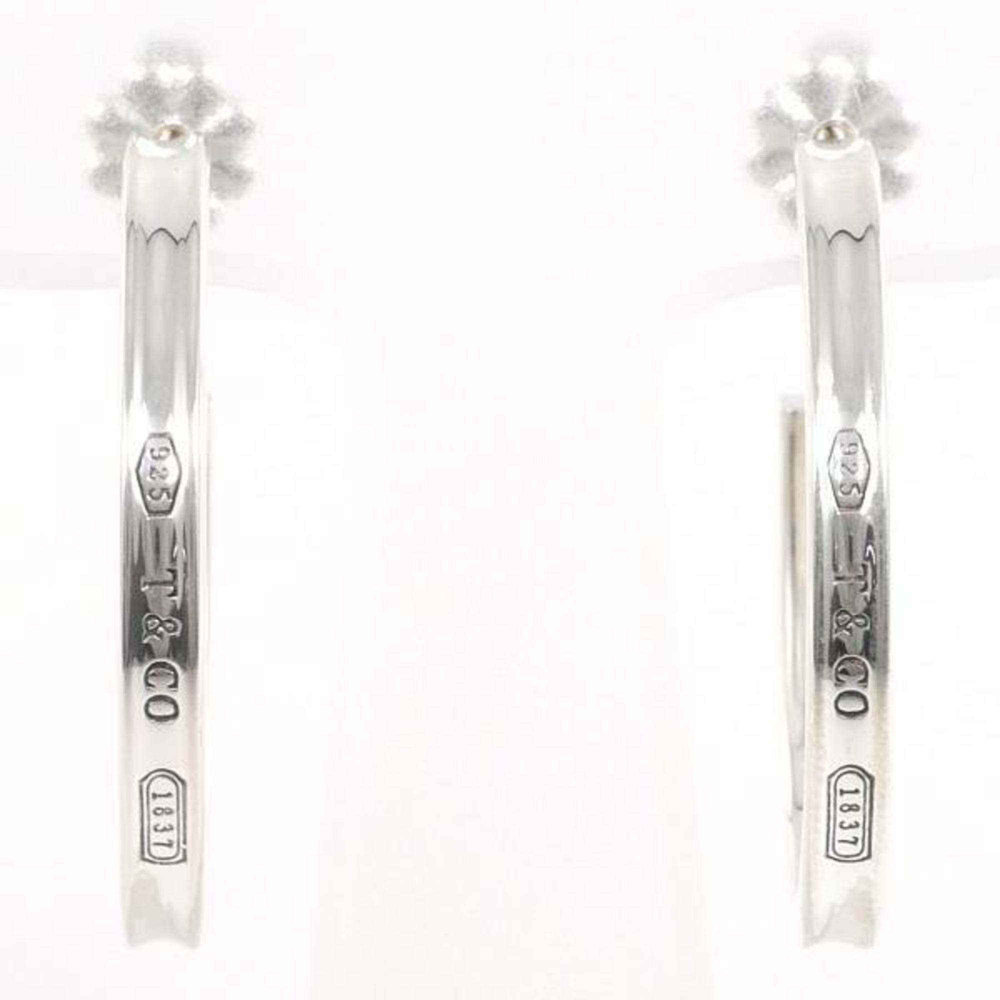 Tiffany & Co. Tiffany 1837 narrow silver earrings bag total weight ...