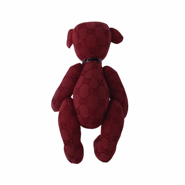 Gucci Gucci Red Monogram Teddy Bear | Grailed