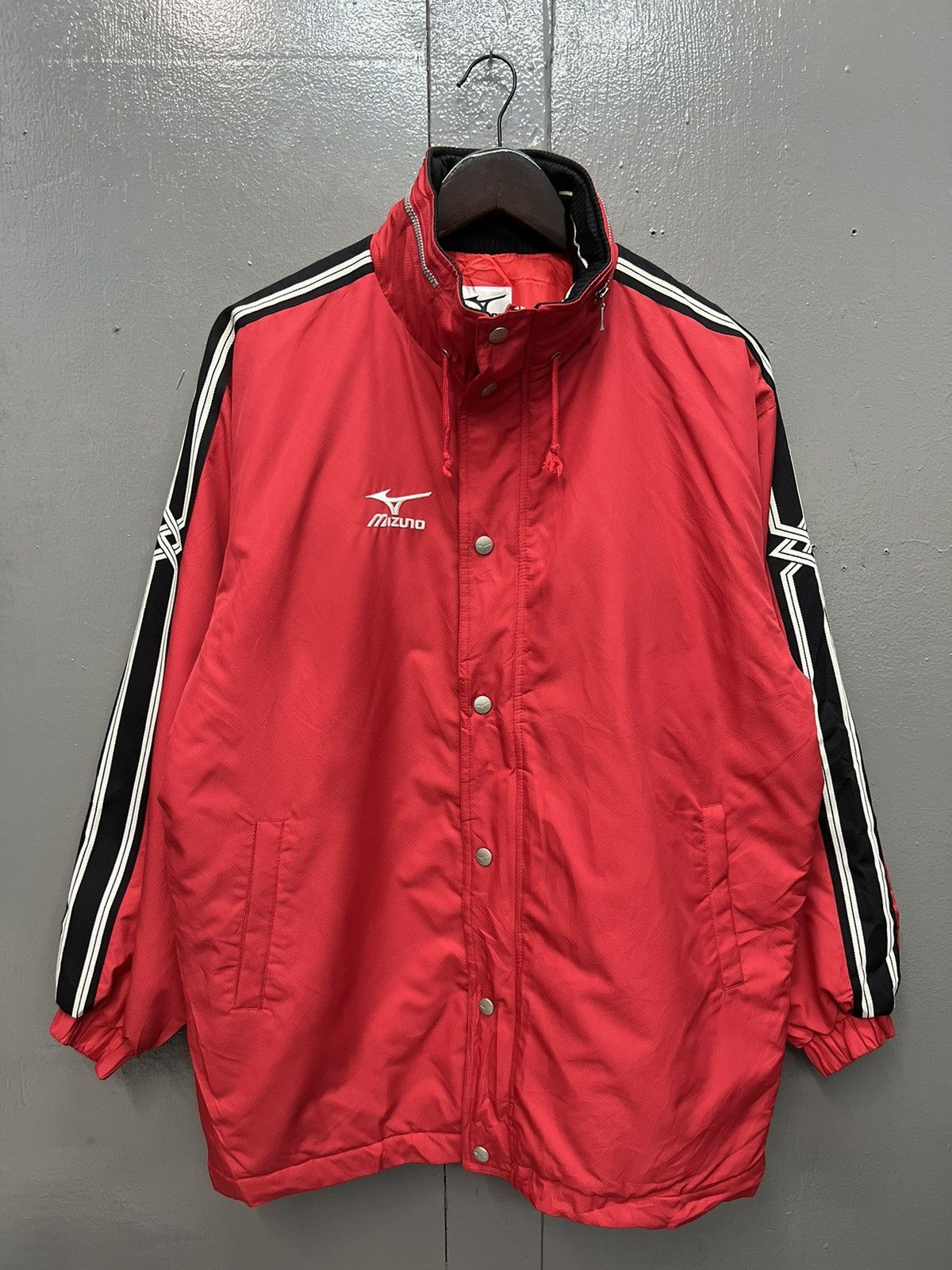 Mizuno MIZUNO COACH JACKET WITH HOODIE | Grailed