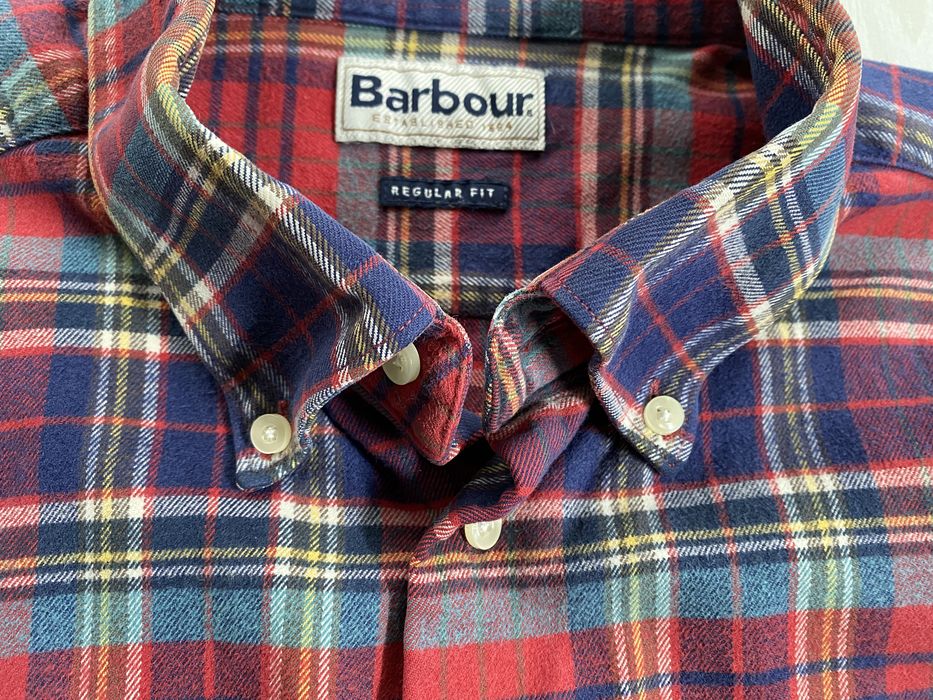 Barbour Barbour flannel shirt size M | Grailed