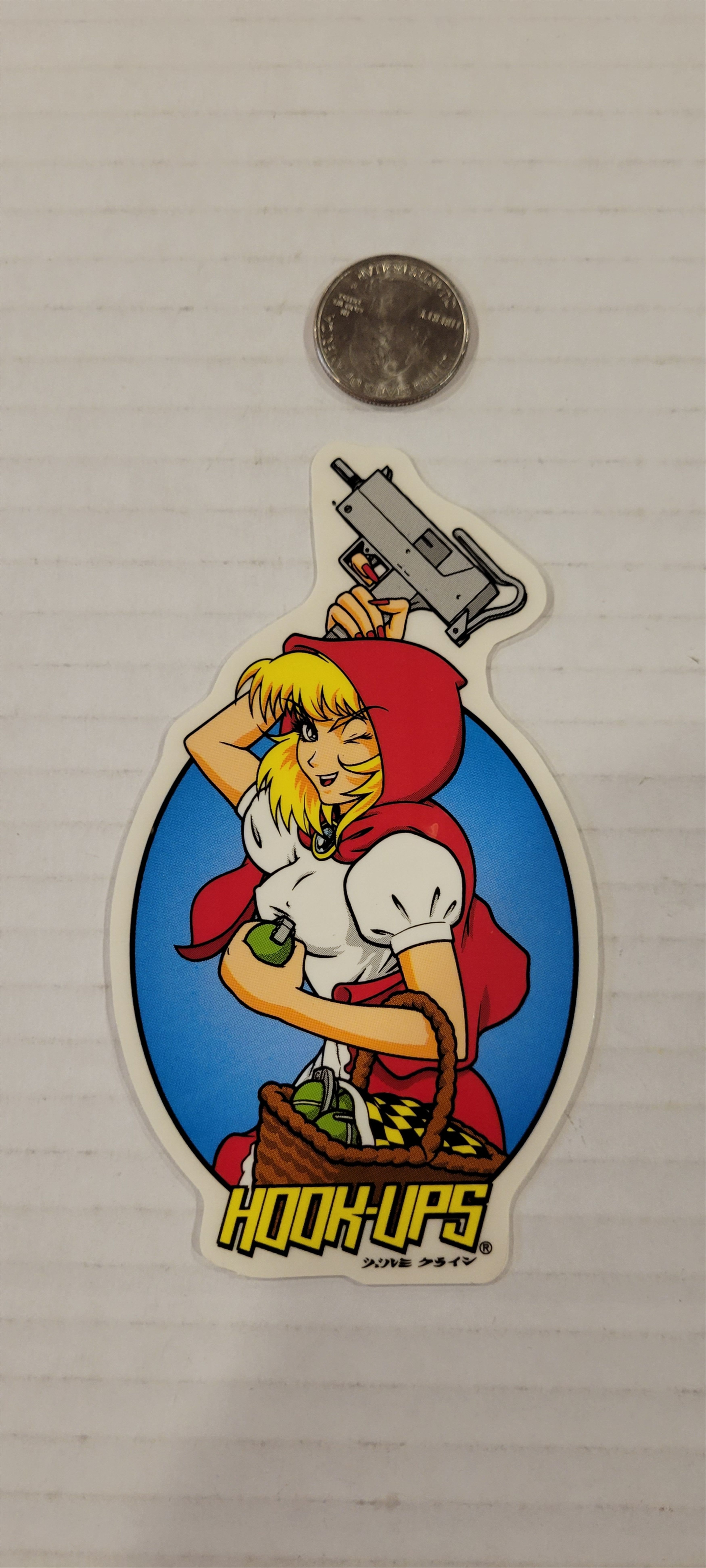 Hook-Ups JEREMY KLEIN RED RIDING HOOD HOOK STICKER SUPREME FUCT 1 | Grailed